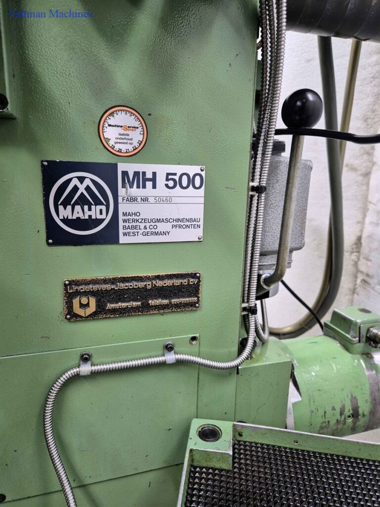 Milling machine Maho MH500 - Veltmanmachines